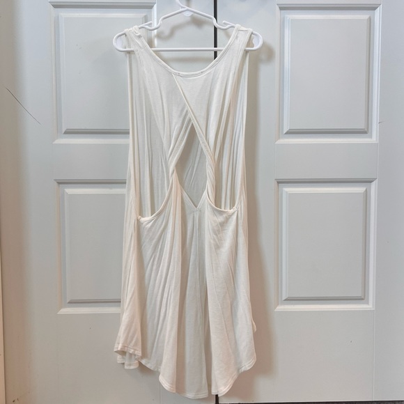 Grace & Lace | Tops | Grace Lace Open Back Flowy Drapey Sleeveless Tank ...